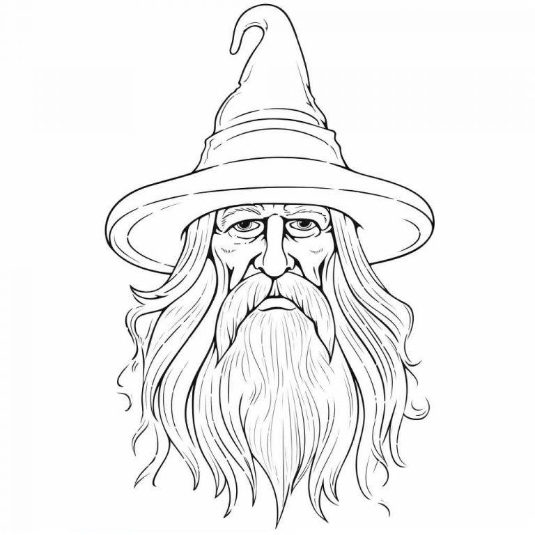 Wizard Color Sheets (Free + Printable) | Kokoprint.com
