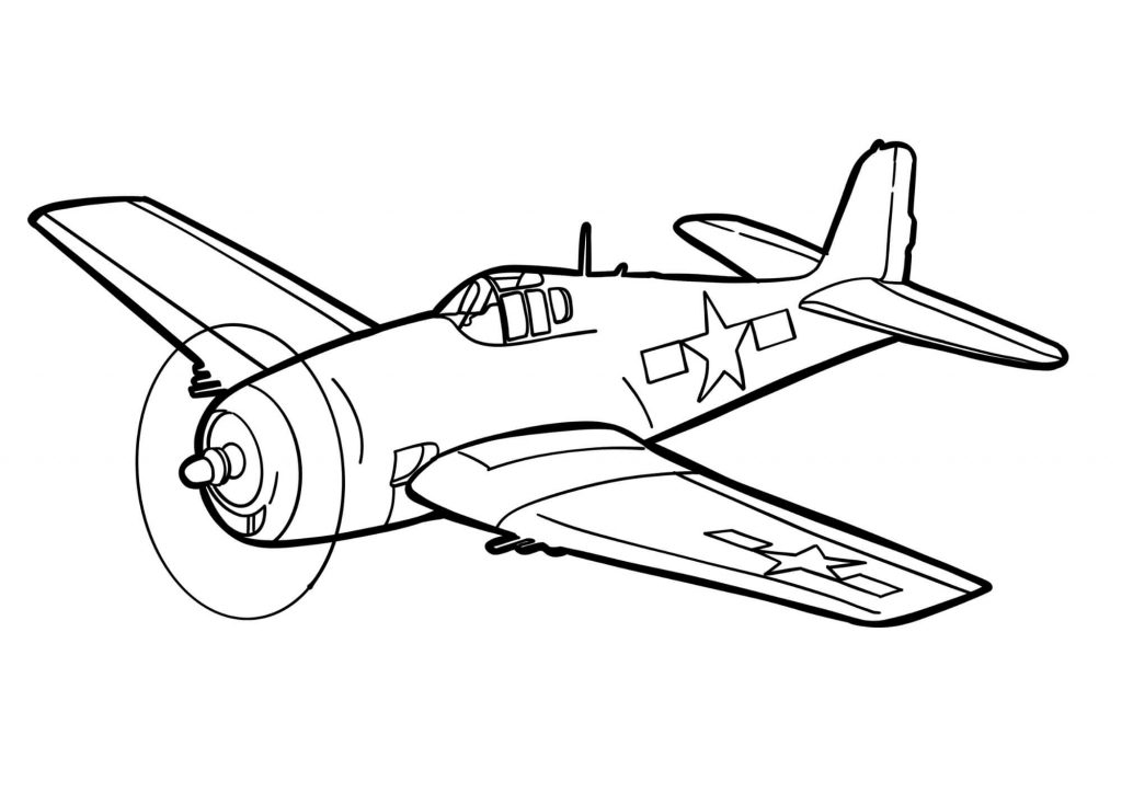 WW2 Airplane Color Sheets (Free & Printable)