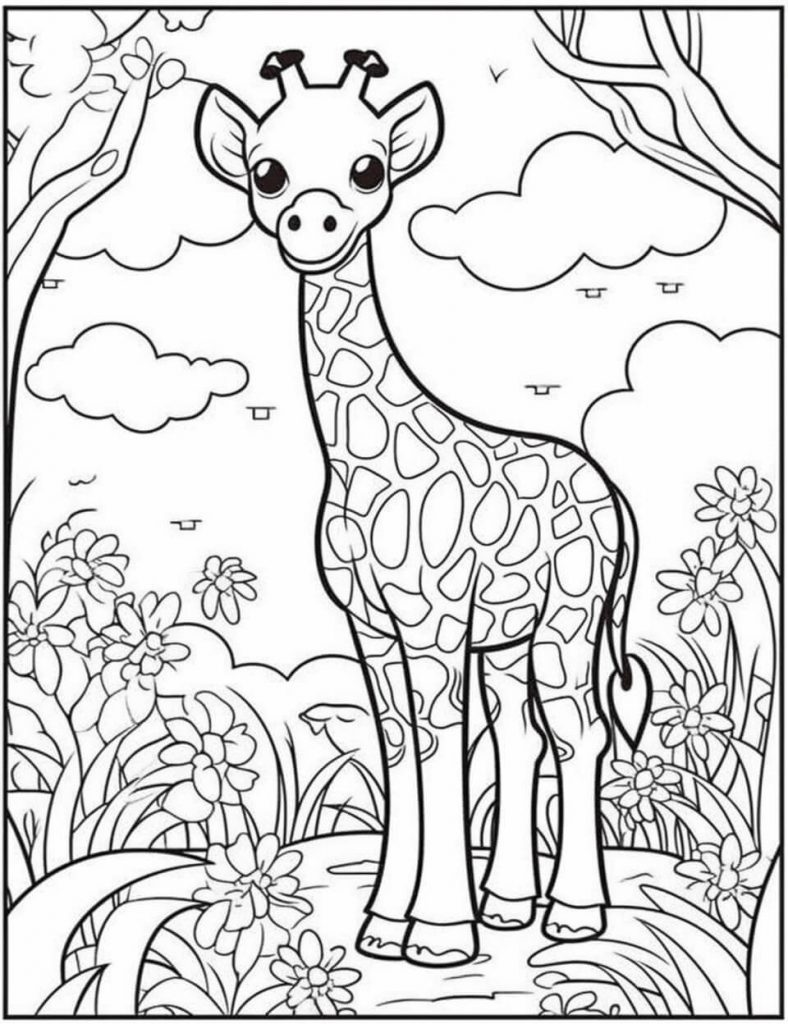 Zoo animals coloring sheets (free + printable)