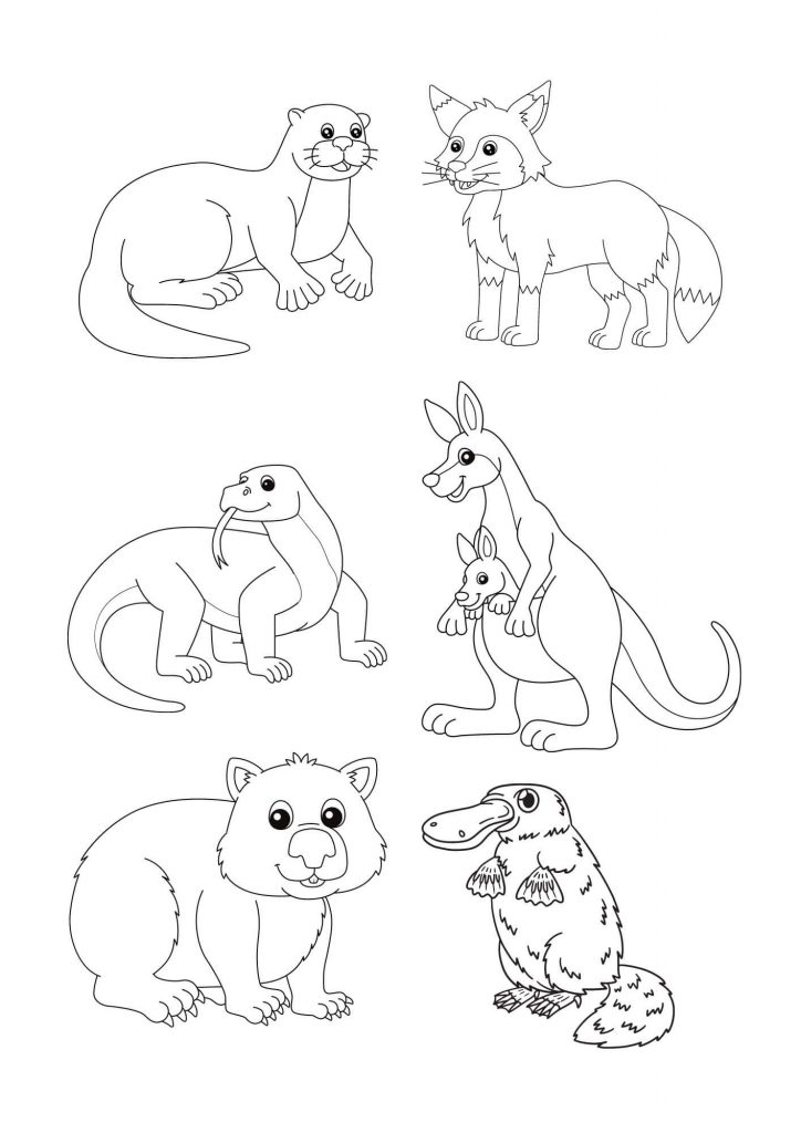 Animales | Dibujos para imprimir y colorear (gratis) - Kokoprint.com