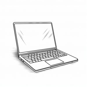 Ausmalbilder Computer (100% Kostenlos zum Ausdrucken) - Kokoprint.com