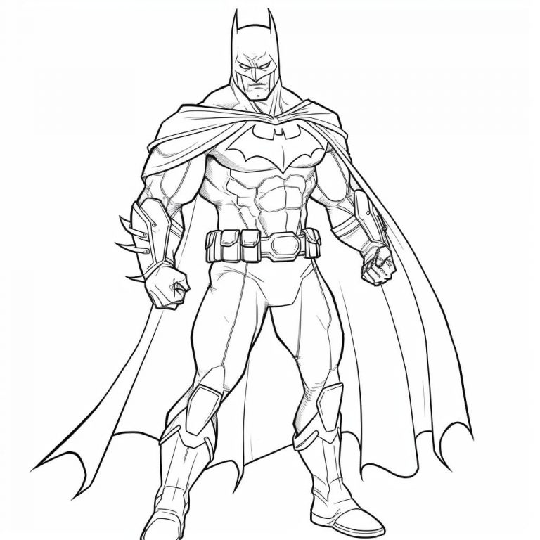 Batman Ausmalbilder (100% Kostenlos zum Ausdrucken) - Kokoprint.com