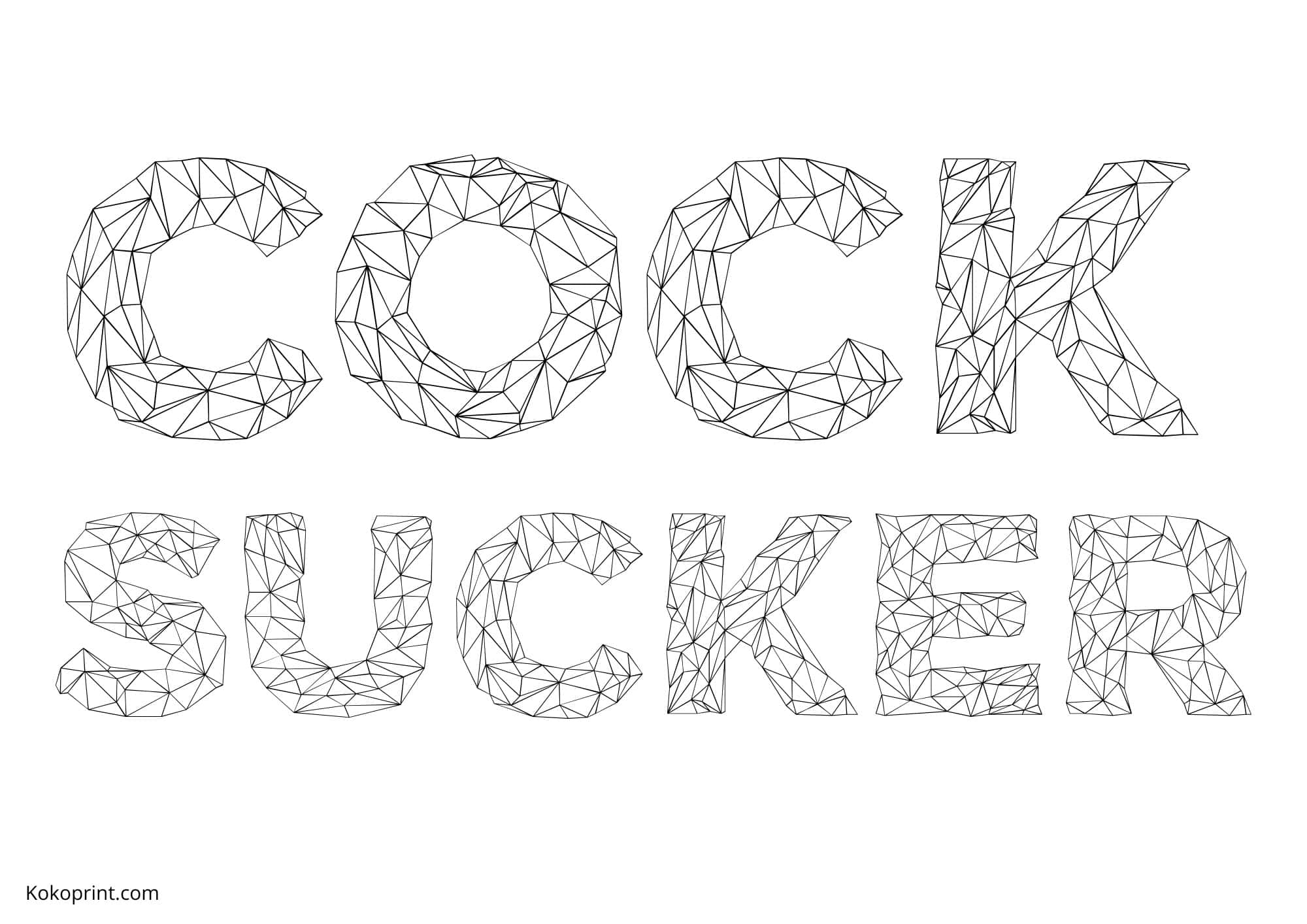 Coloring pages with cuss words - Kokoprint.com