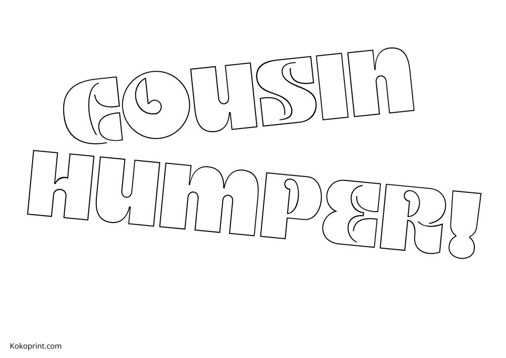 10 Cuss word coloring pages (printable) - Kokoprint.com