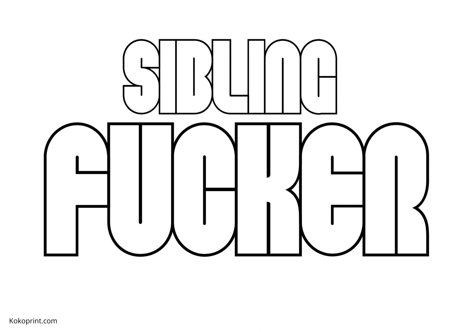 10 Cuss word coloring pages (printable) - Kokoprint.com