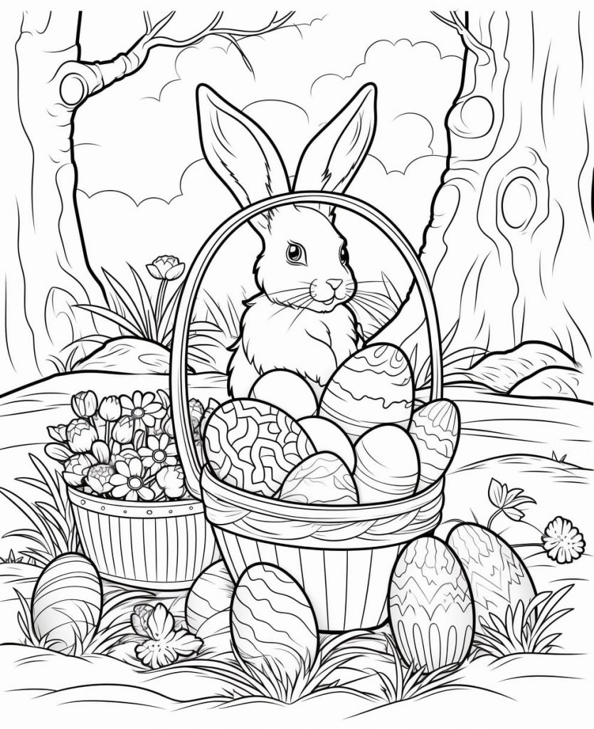 Free Easter Coloring