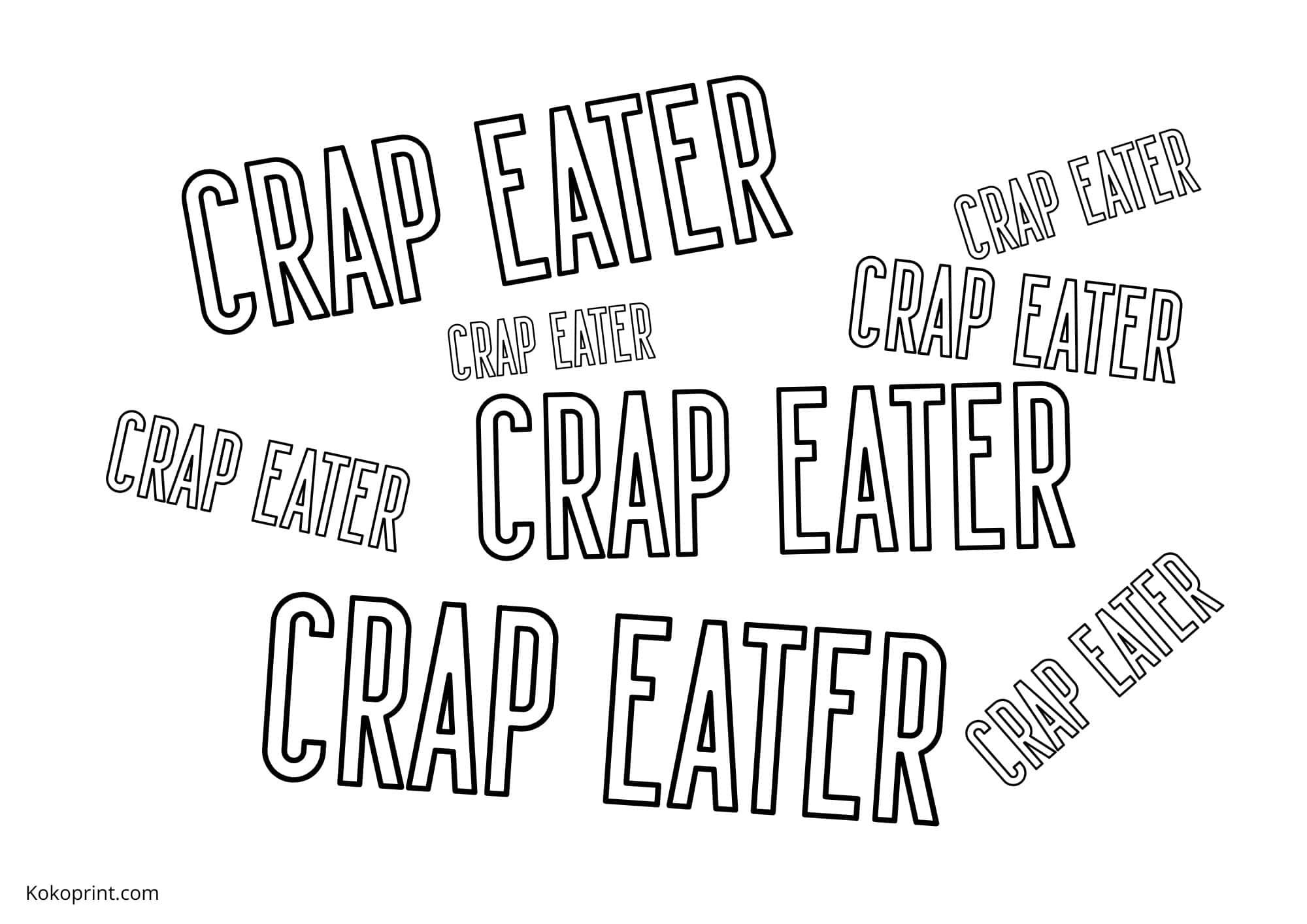 Inappropriate rude coloring pages - Kokoprint.com