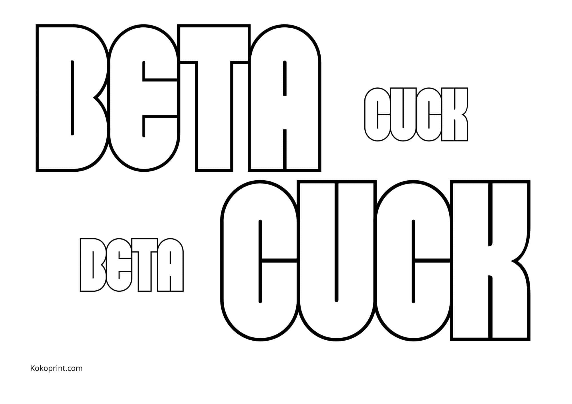 Offensive vulgar coloring pages - Kokoprint.com