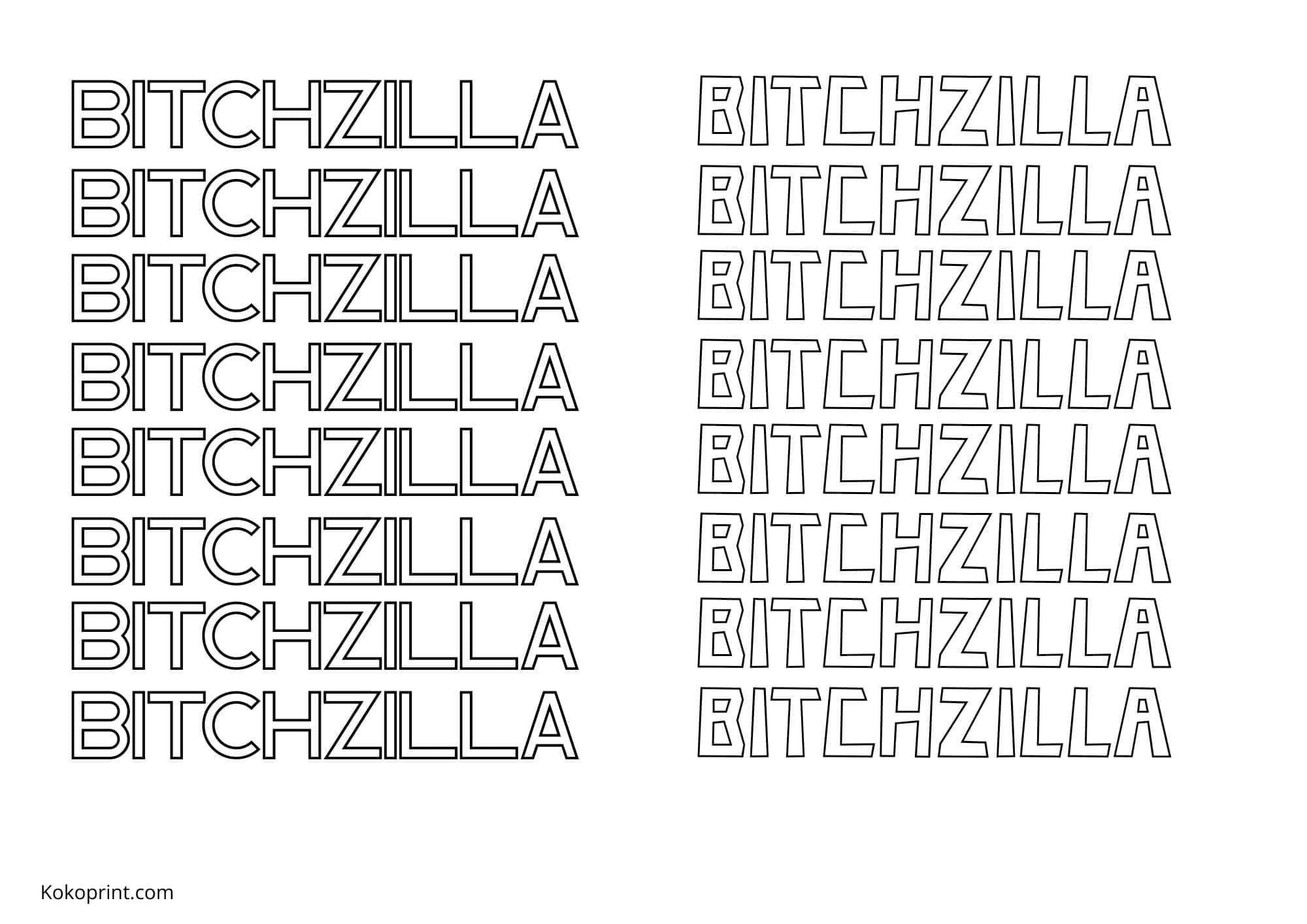 Offensive vulgar coloring pages - Kokoprint.com