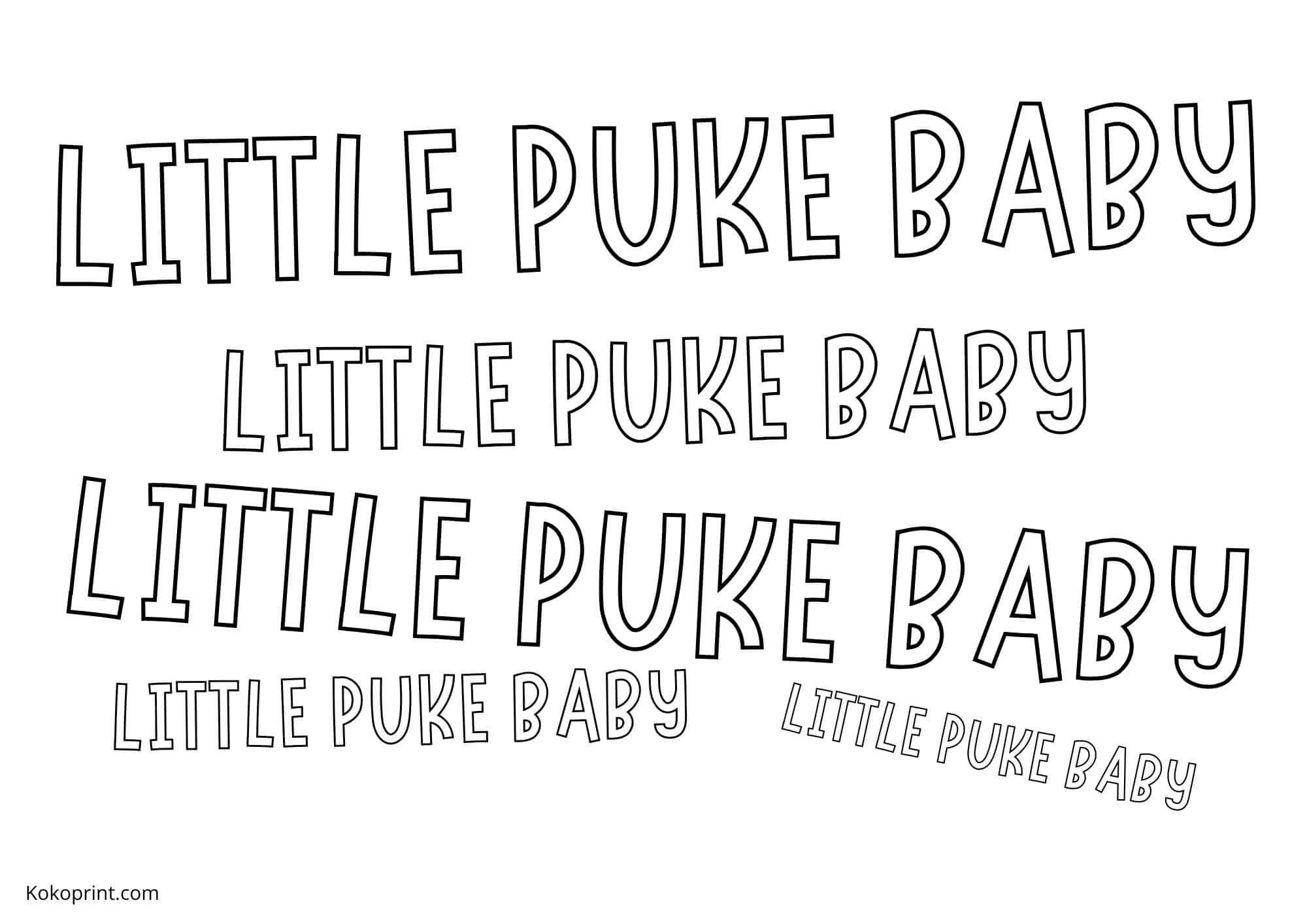 Offensive vulgar coloring pages - Kokoprint.com