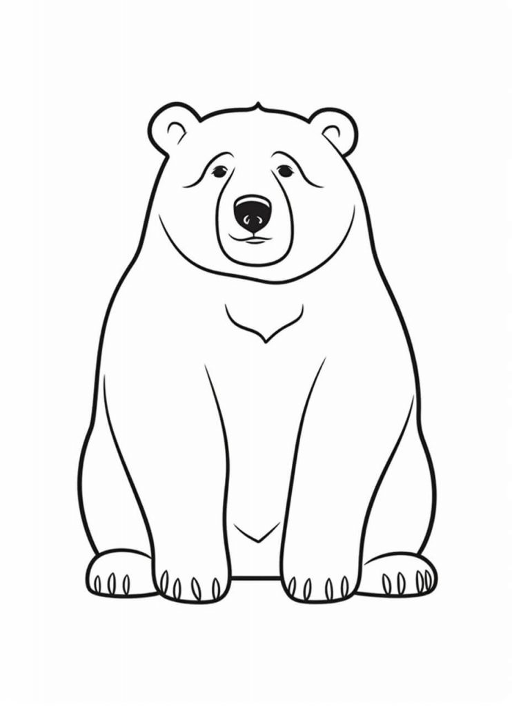 Oso | Dibujos para imprimir y colorear (gratis) - Kokoprint.com