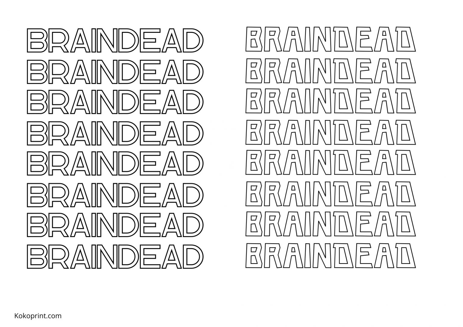 Profanity coloring pages - Kokoprint.com