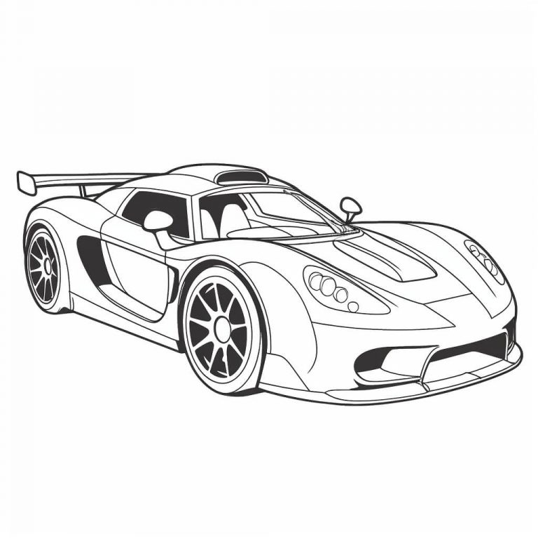 Rennwagen Ausmalbilder (100% Kostenlos zum Ausdrucken) - Kokoprint.com