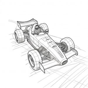 Rennwagen Ausmalbilder (100% Kostenlos zum Ausdrucken) - Kokoprint.com