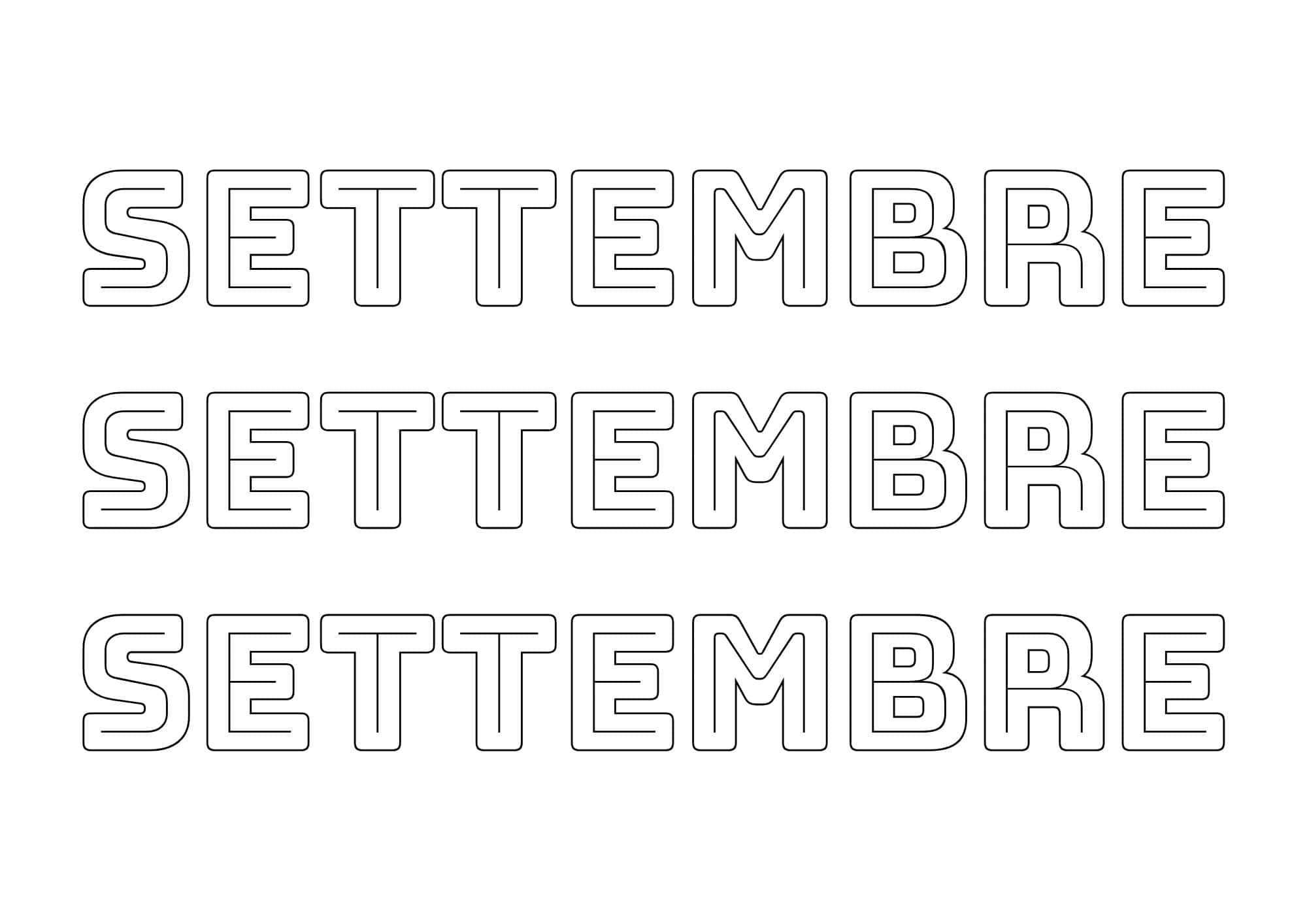 Settembre disegni da colorare e da stampare - Kokoprint.com