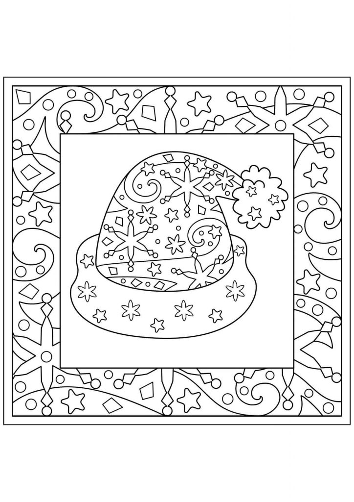 Christmas Color Sheet (Free + Printable)