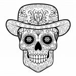 Día de los muertos Color Sheet (Free + Printable)