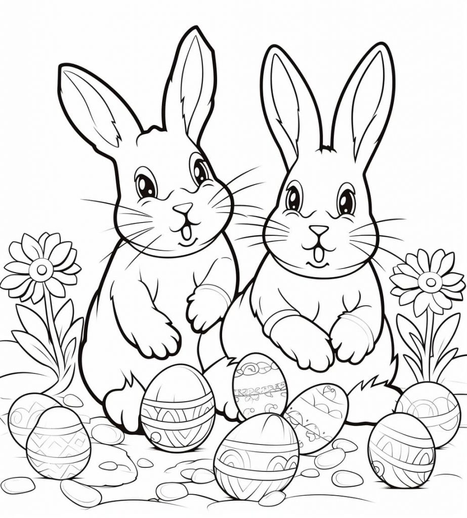 Easter Color Sheet (Free + Printable)