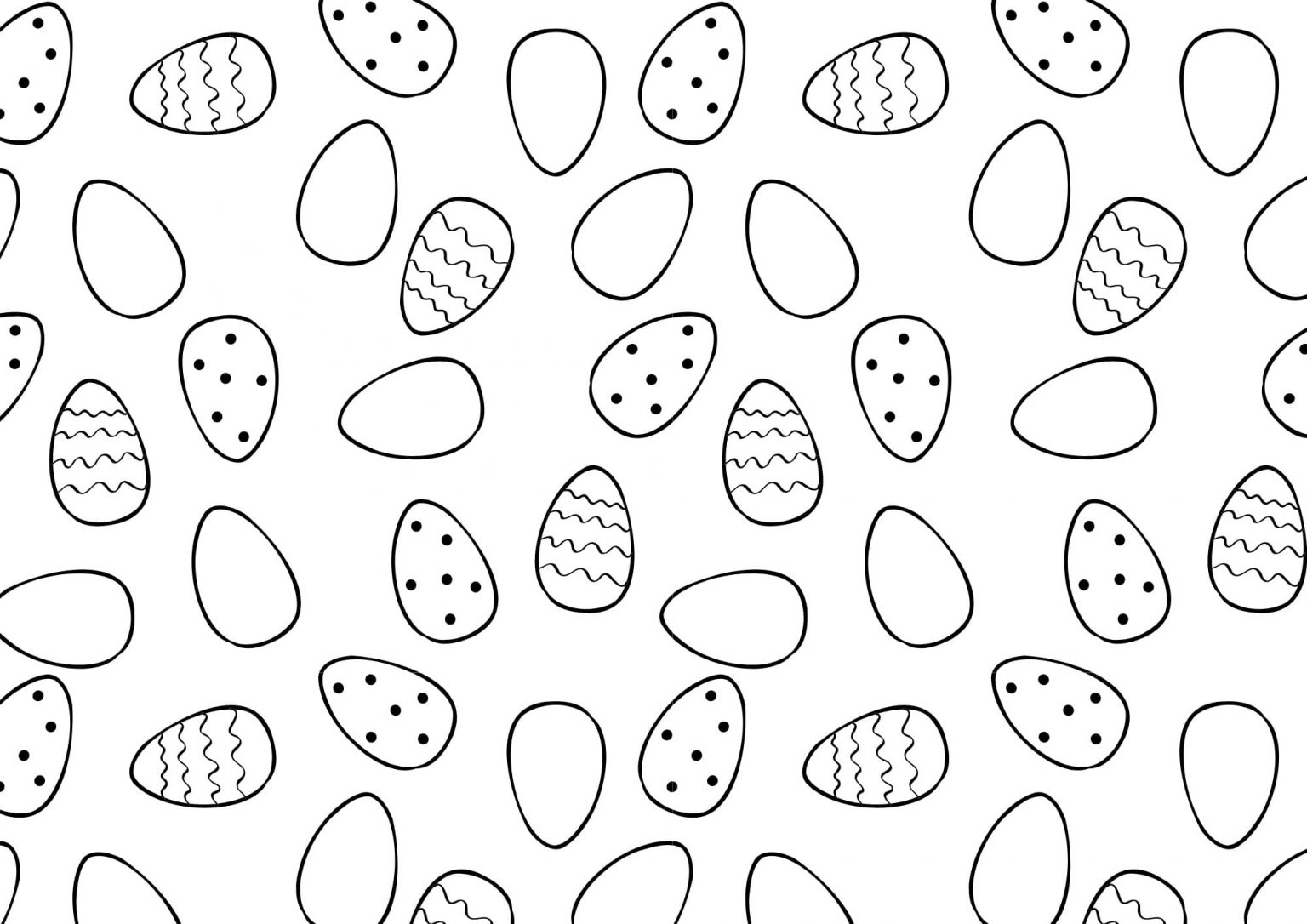 Easter Color Sheet (Free + Printable)