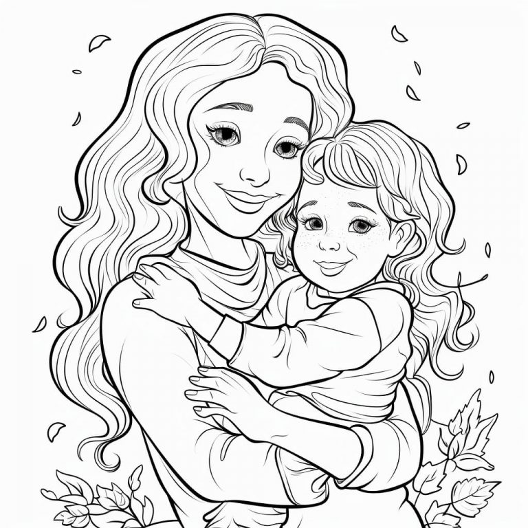 Día De La Madre Dibujos Para Imprimir Y Colorear Gratis Kokoprint