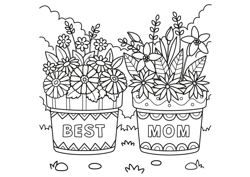 Happy Mother's day Color Sheet (Free + Printable)