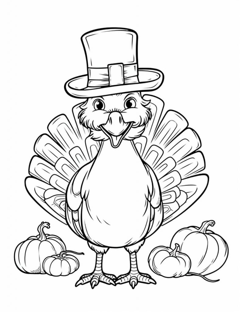 Thanksgiving Color Sheet (Free + Printable)