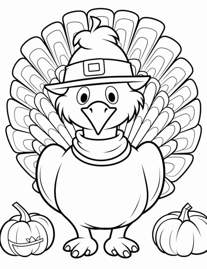 Thanksgiving Color Sheet (Free + Printable)