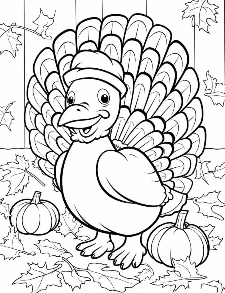 Thanksgiving Color Sheet (Free + Printable)
