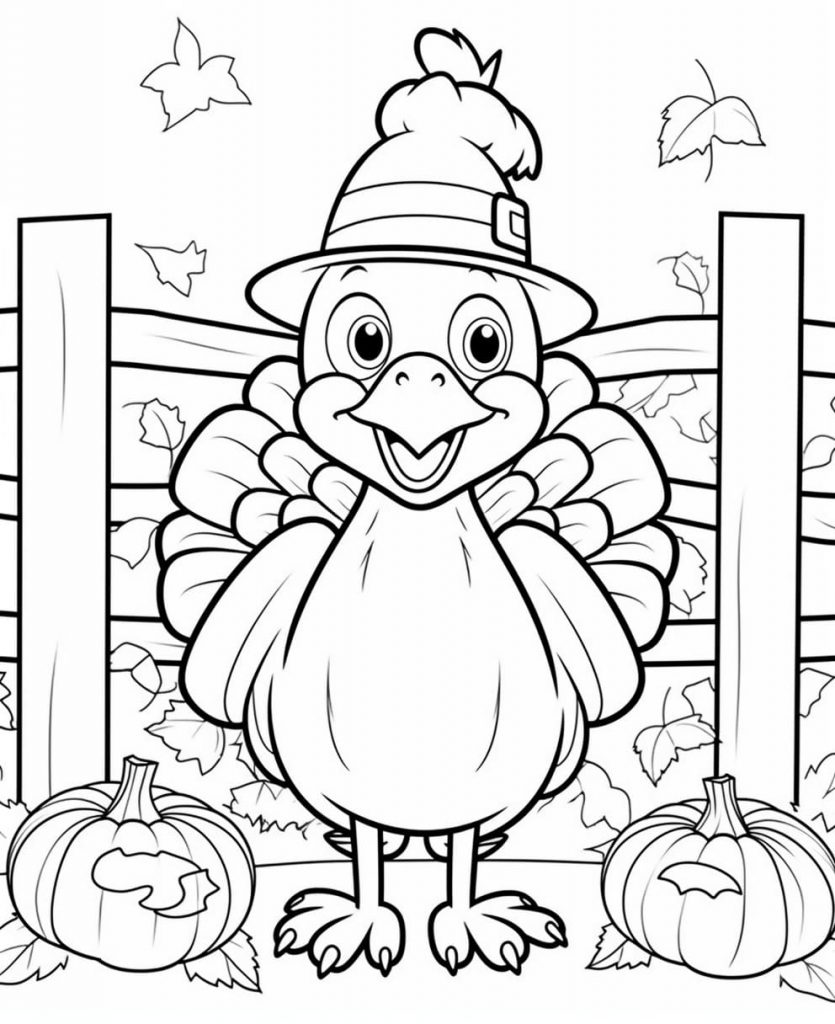 Thanksgiving Color Sheet (Free + Printable)