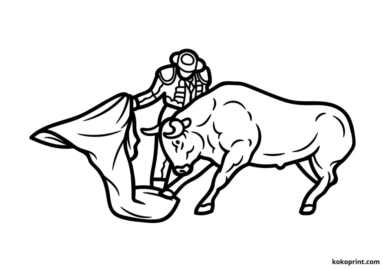 Toros | Dibujos para imprimir y colorear (100% gratis)
