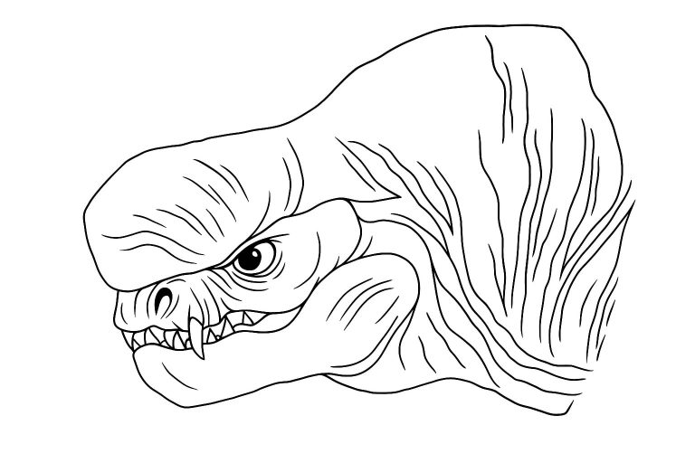 Distortus-Rex Coloring Pages (Free + Printable) | Kokoprint.com