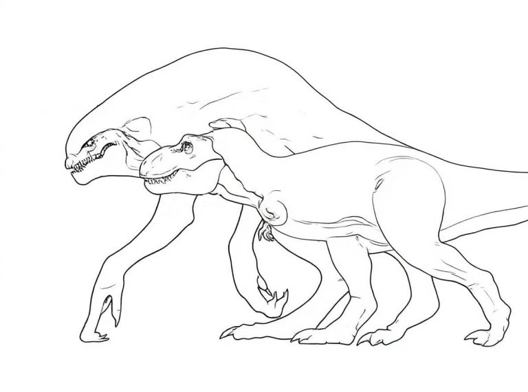 Distortus-Rex Coloring Pages (Free + Printable) | Kokoprint.com