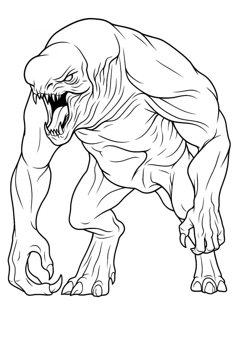 Distortus-Rex Coloring Pages (Free + Printable) | Kokoprint.com